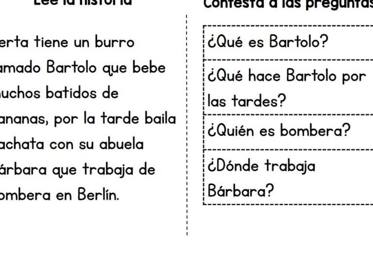 Actividades de Lectoescritura con la Letra B