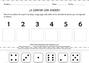 Actividades para Niños de Preescolar: Recortar y Pegar